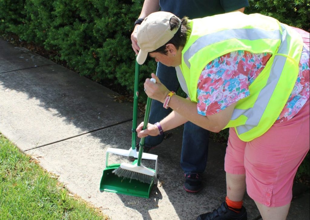 HSS Clients Working to Beautify City – Human Support Services